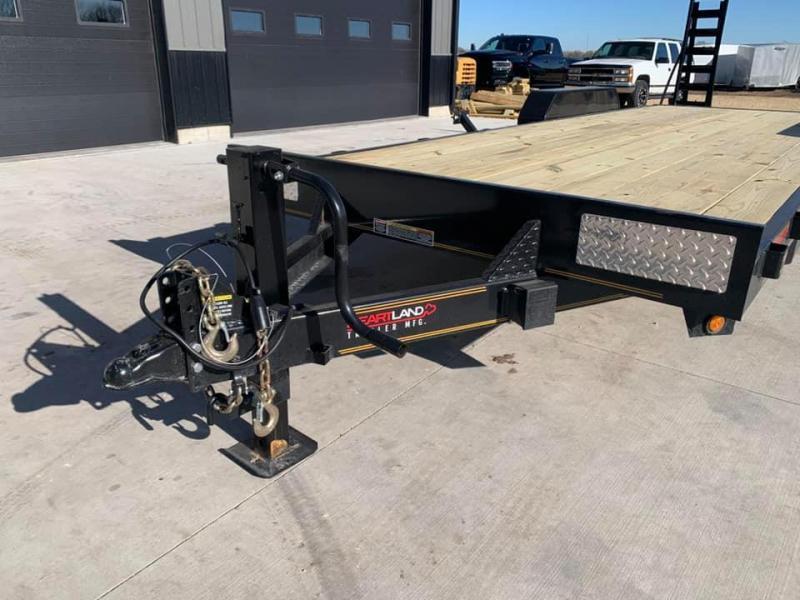 2022 Heartland 22' 14K Heavy Duty Equipment Trailer w/ Stand Up Ramps ...