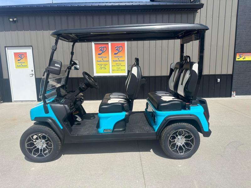 2024 Evolution D5 RANGER 4 LITHIUM 48V Golf Cart FORWARD FACING 4 ...