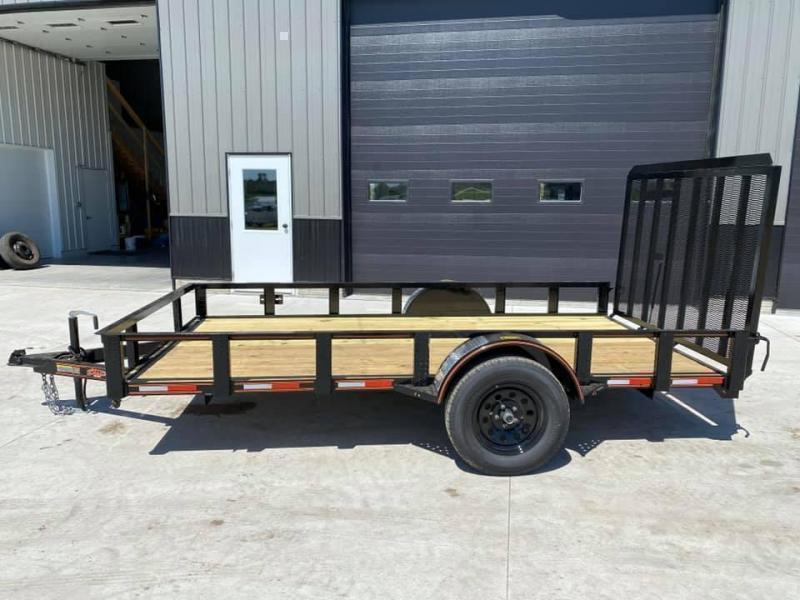 2023 Chase Trailers 6.5' x 12' Open Utility Trailer w/ 4' Assisted Gate ...
