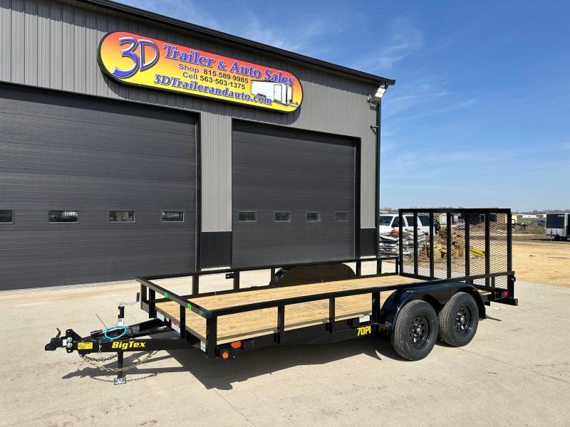 2024 Big Tex Trailers 83" X 16' 70PI Utility Trailer | 3d Trailer ...