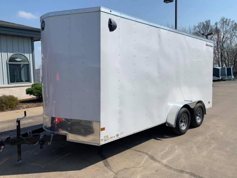 2020 Wells Cargo 7' x 16' x 7' Fast Track Deluxe Wedge Front UTV ...