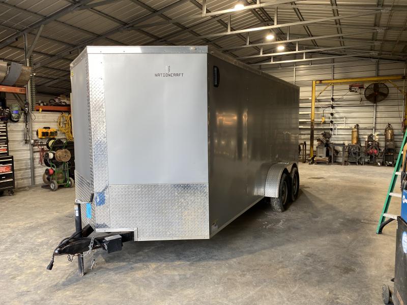 2021 NationCraft Trailers 7x16 Cargo / Enclosed Trailer in Waveland, MS ...