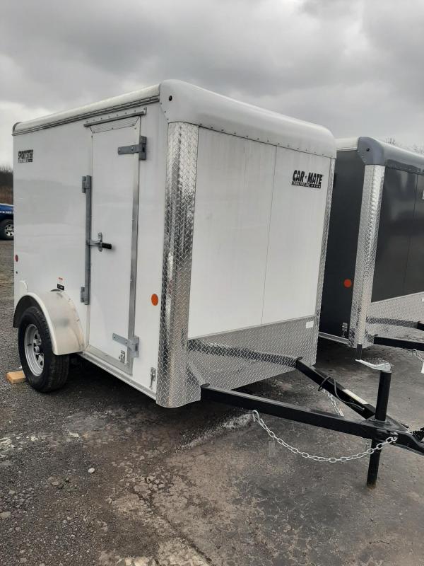 Car Mate Trailers 5X8.5+6" 3K EXTRA HEIGHT ENCLOSED TRAILER W/REAR ...
