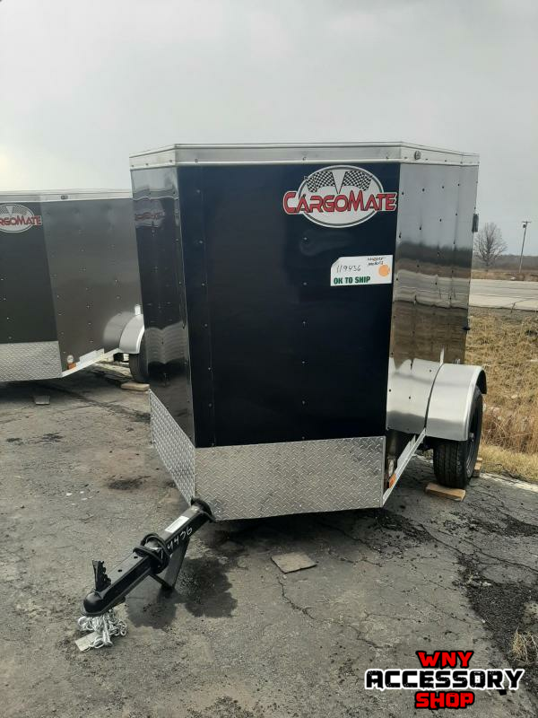 Cargo Mate 4X6 SINGLE AXLE REAR SWING DOOR Cargo / Enclosed Trailer in ...