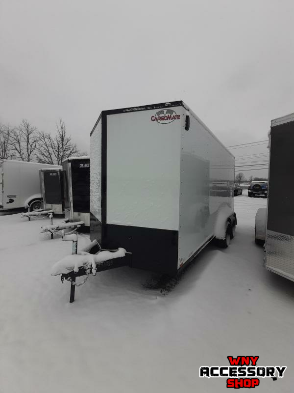 2022 Cargo Mate 7X16+12" Extra Height Enclosed Cargo Trailer in ...