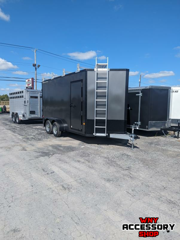 2023 Stealth Aluminum 7x14 Blackout Ultimate Contractor Enclosed ...
