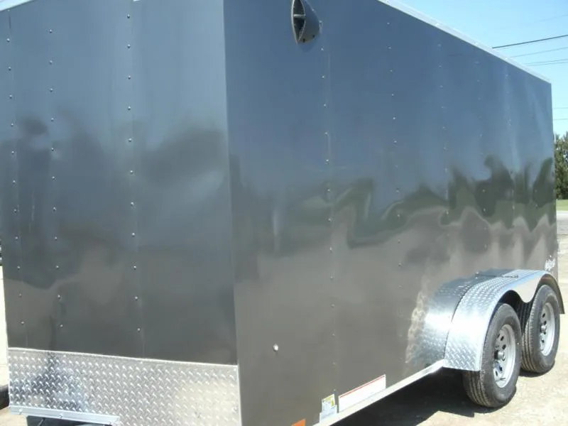 2026 Pace American 7 X 14 Outback DLX Flat Top V-Nose Enclosed Cargo in ...