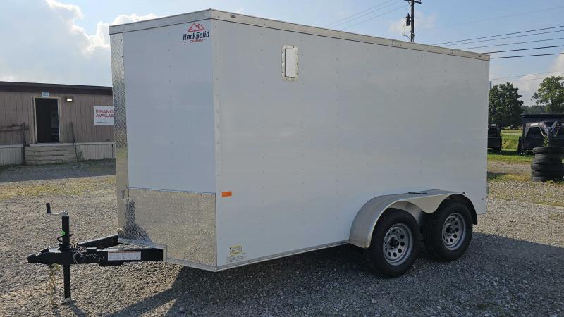 2024 Rock Solid 6'x12'x6'3" Enclosed Cargo Trailer, Double Rear Doors | Trailer Trader