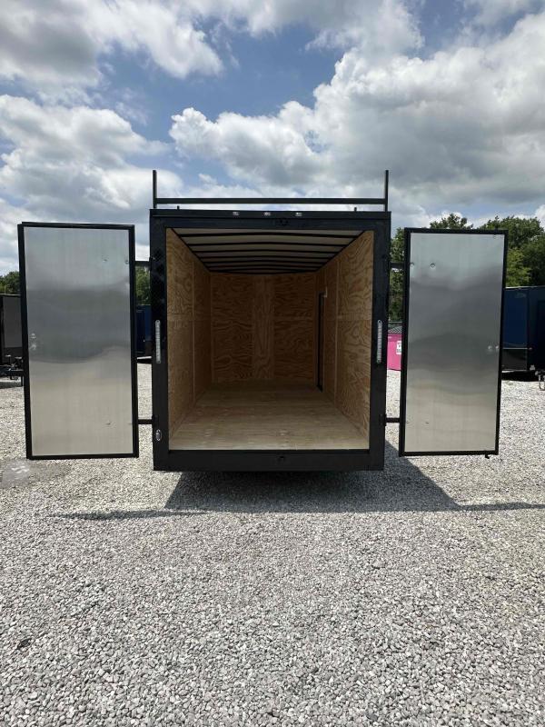2023 Luxe 7X16 Tandem Axle Work Trailer Double Door Cargo / Enclosed ...