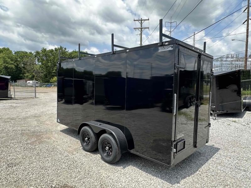 2023 Luxe 7X16 Tandem Axle Work Trailer Double Door Cargo / Enclosed ...