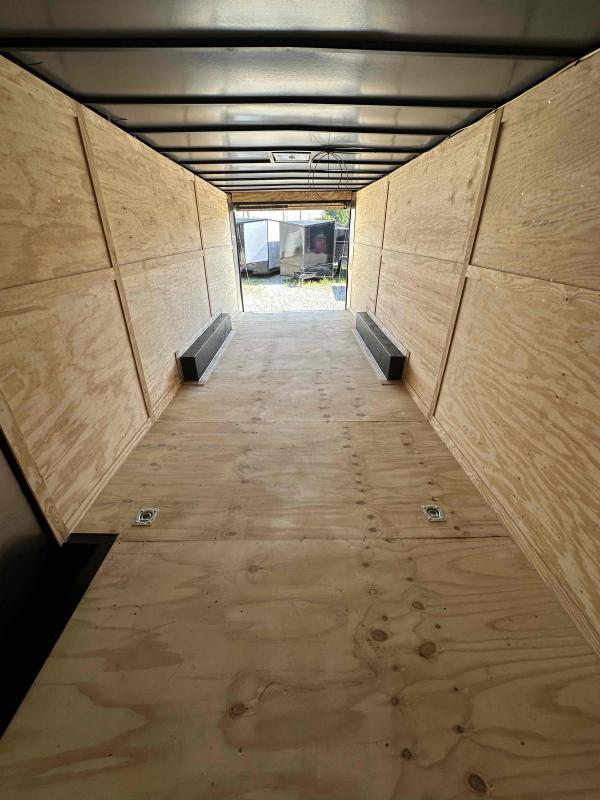 2023 Luxe 8.5x24 Car Hauler 5200 lb torsions White Car / Racing Trailer ...