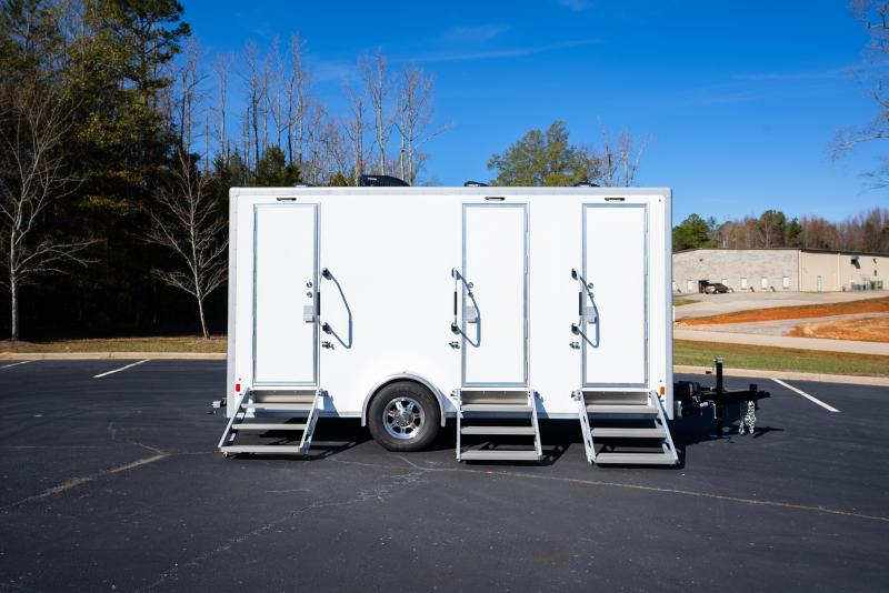 3 Station LUXURY Interior Restroom Trailer in Elkhart, IN | Trailer Trader