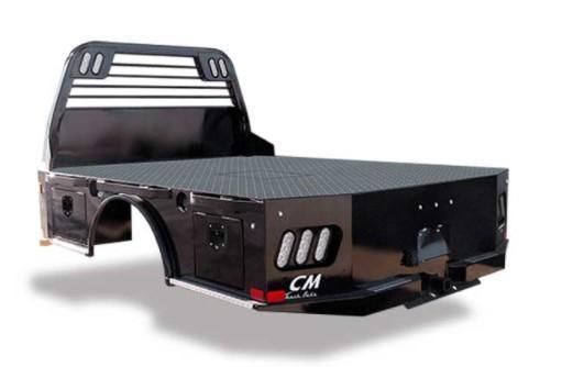 2023 CM Truck Beds SK DRW Skirted Gooseneck Hauler Flatbed with Boxes ...