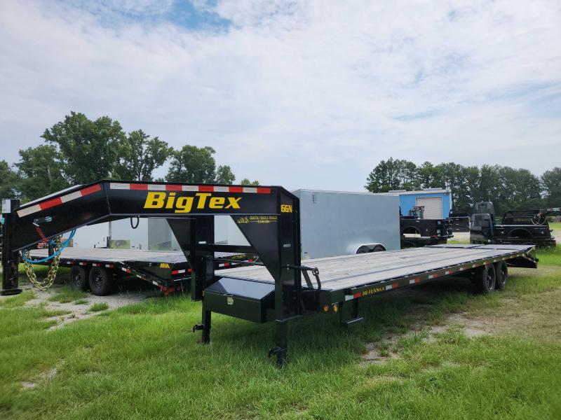2025 Big Tex 16GN-30BK5MR (25' Flat + 5' Dovetail) Flatbed Deckover ...