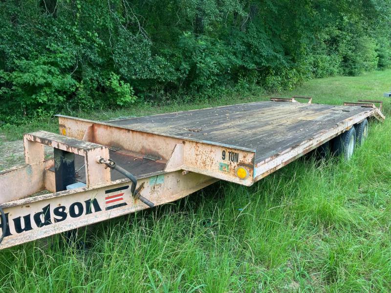 Hudson Deckover 9 Ton (18,000 Lbs) Pintle Hitch Flatbed Equipment ...