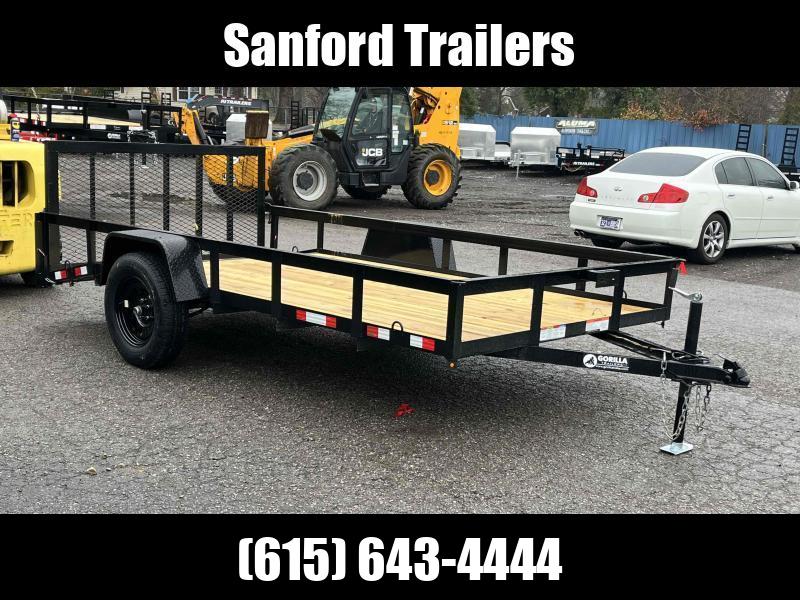 2024 Gorilla Trailer 6'4" x 12' Single Axle Utility Trailer in ...