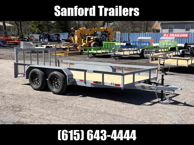 2024 Gorilla Trailer 6'4" x 14' Tandem Axle Utility Trailer in ...