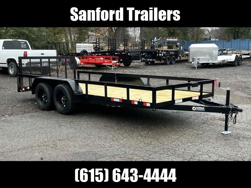 2024 Gorilla Trailer 6'4" x 16' Tandem Axle Utility Trailer in ...