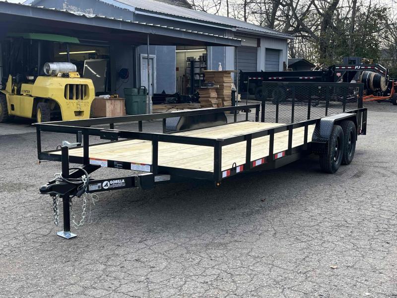 2024 Gorilla Trailer 6'10" x 20' Tandem Axle Utility Trailer in ...