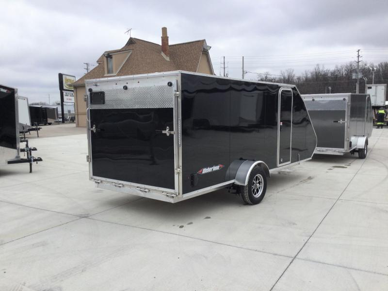 2023 Weberlane 7X15 Aluminum Snowmobile Trailer, Ramp Door - Black in ...