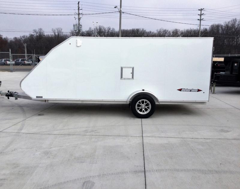 2023 Weberlane 7X15 Aluminum Snowmobile Trailer, Ramp Door - White in ...