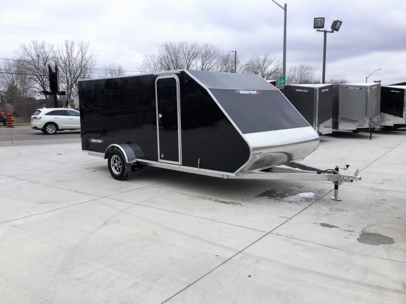 2023 Weberlane 7X15 Aluminum Snowmobile Trailer, Ramp Door - Black in ...