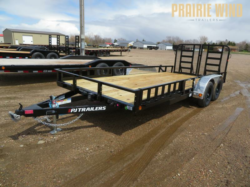 2023 PJ Trailers 18 Tandem Axle ATV Utility Trailer in Humboldt, SD ...