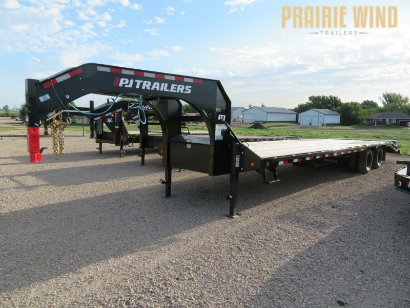 2023 PJ Trailers 32 Tandem Dual GN Trailer w/ Monster Ramps in Humboldt ...