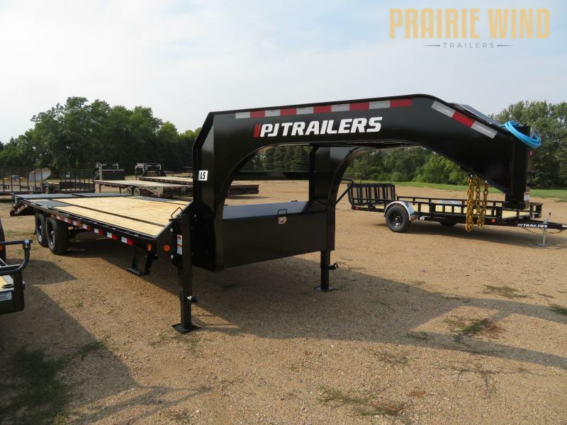 2023 PJ Trailers 26 Low Profile GN Trailer w/ Monster Ramps in Humboldt ...