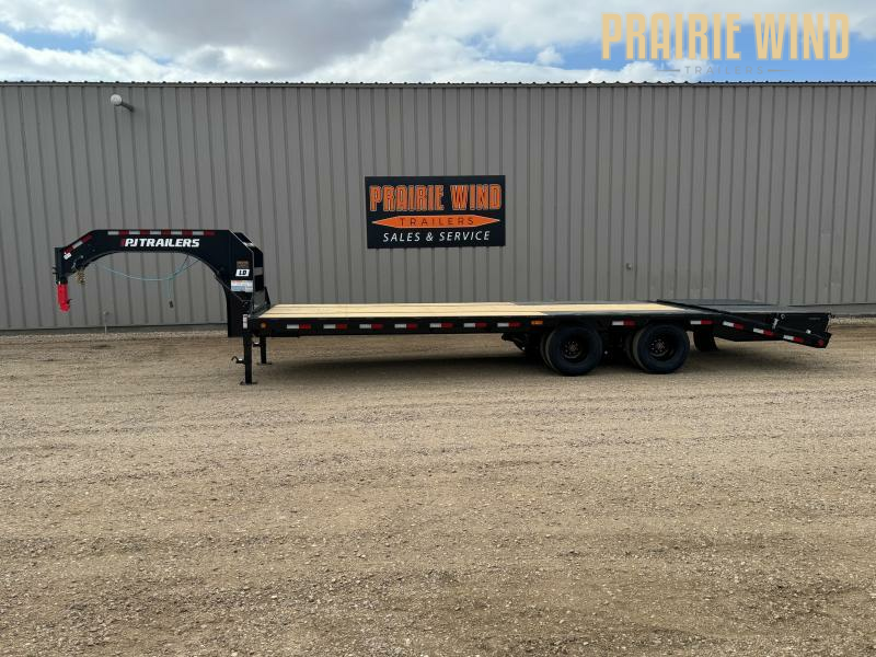 2025 PJ Trailers 26 Low Profile Tandem Dual GN Trailer w/ Monster Ramps ...