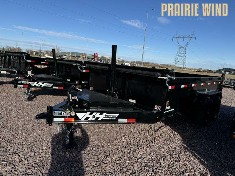 2025 H and H Trailer 14k - H8314DBWIT-B-140 (83" x 14') Dump Trailer in ...