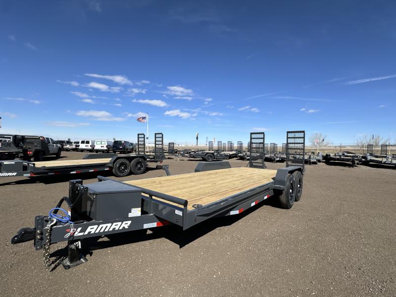 7 X 20ft 14k Lamar Equipment Trailer in Bennett, CO | Trailer Trader