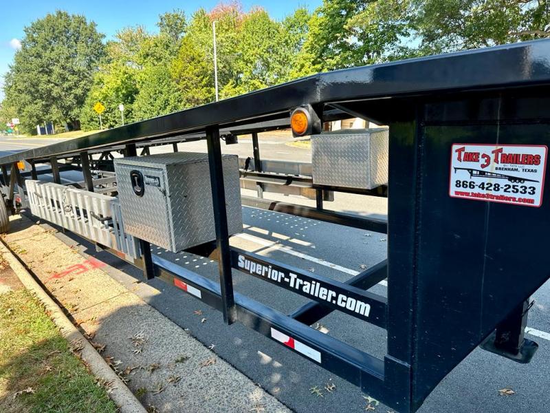 2022 Take 3 Trailers 48 Low Pro Ultra Light 2-axles Gooseneck Car ...