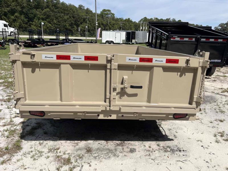 2024 Ascend Industries 7 x 14 Desert Tan BP Dump Trailer | Trailer ...
