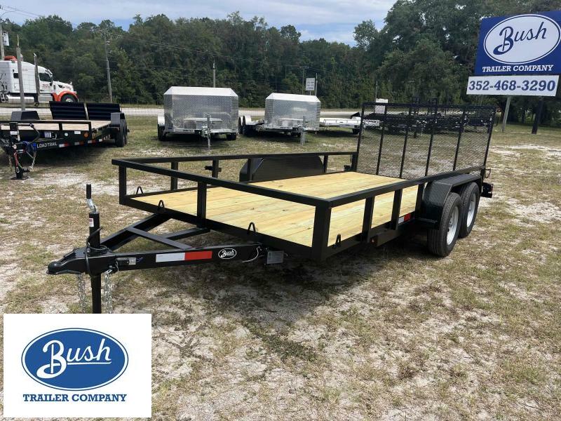 2025 Bush Trailer Company 7 x 16 7K Tandem Wrapped Tongue Utility ...