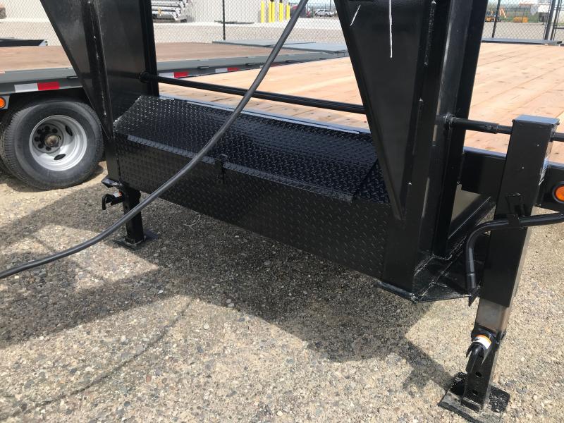 2022 ABU 25' GN Flatbed Trailer in Laurel, MT | Trailer Trader