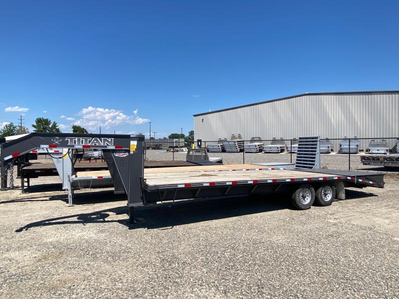 2021 Titan Trailers 26' GN FLATBED Flatbed Trailer in Laurel, MT ...