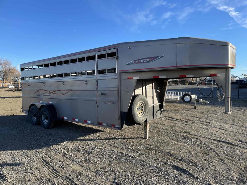 2020 Titan Trailers CLASSIC GN STOCK TRAILER in Laurel, MT | Trailer Trader