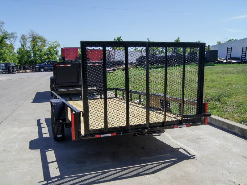 6.4x14 Straight Deck Utility Trailer 3,500lb Axles Tall Gate in Antioch ...