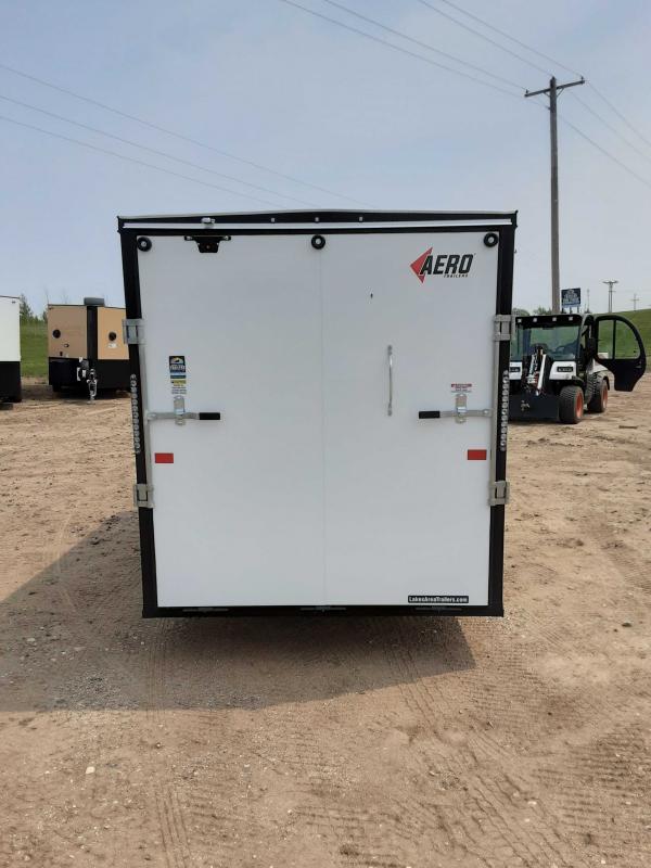 2023 AERO 6X12 WHITE ENCLOSED TRAILER in Battle Lake, MN | Trailer Trader