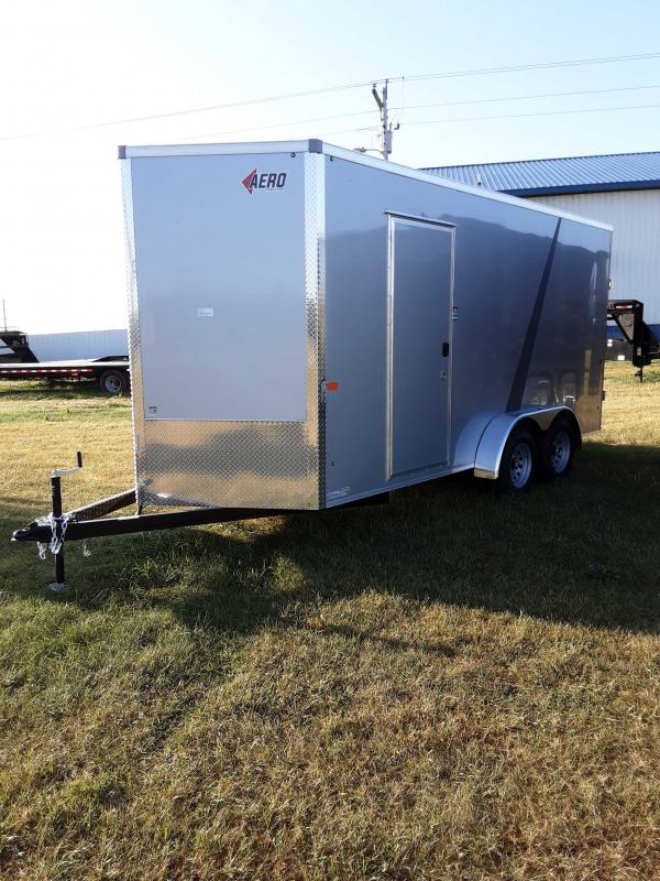 2023 AERO 7X16UTV SILVER ENCLOSED TRAILER | Lakes Area Trailer | Shop ...