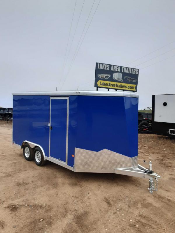2024 NEO 8.5X14 BLUE ENCLOSED TRAILER in Battle Lake, MN | Trailer Trader