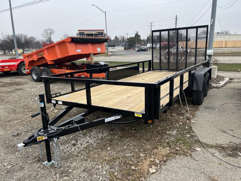 82" X 16' Tandem Axle Open Utility Trailer in Waterford, MI | Trailer ...