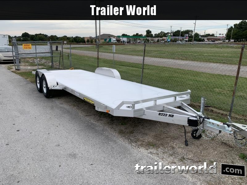 2022 Aluma 8222H Aluminum Open Flatbed Trailer | Near Me | Trailer ...