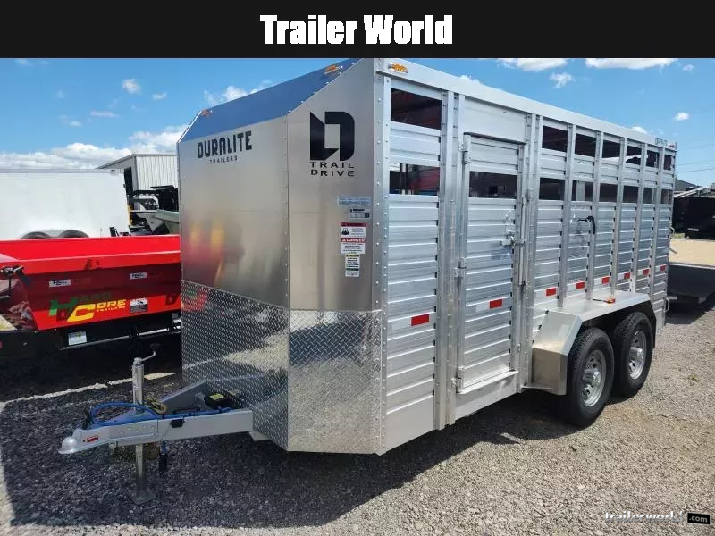 2026 Duralite Trail Drive 80" x 15' BP Stock Trailer in Bowling Green ...