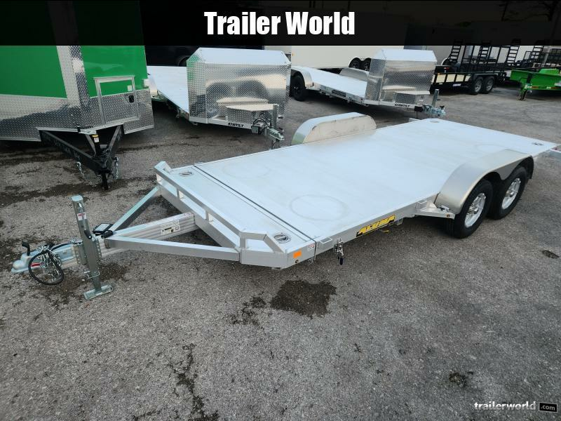 2025 Aluma 8216 Tilt Bed Aluminum 82" x 16' Open Car Hauler Trailer in ...