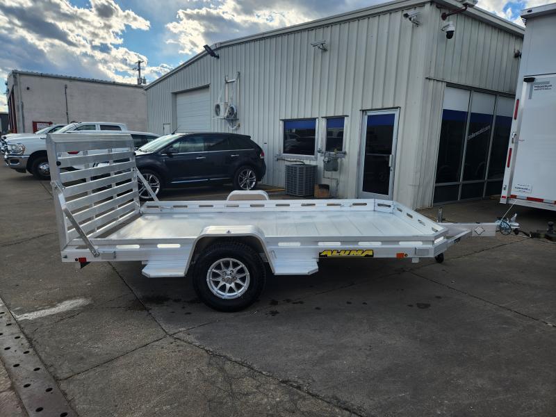 2026 Aluma 7712 Heavy Single Axle Straight Tailgate Utility Trailer in ...