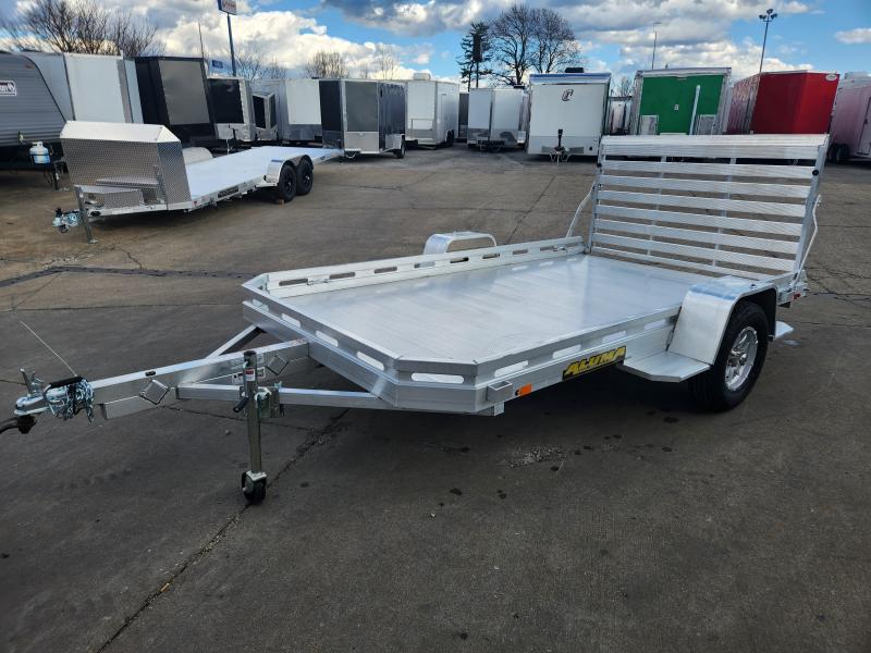 2026 Aluma 7712 Heavy Single Axle Straight Tailgate Utility Trailer in ...