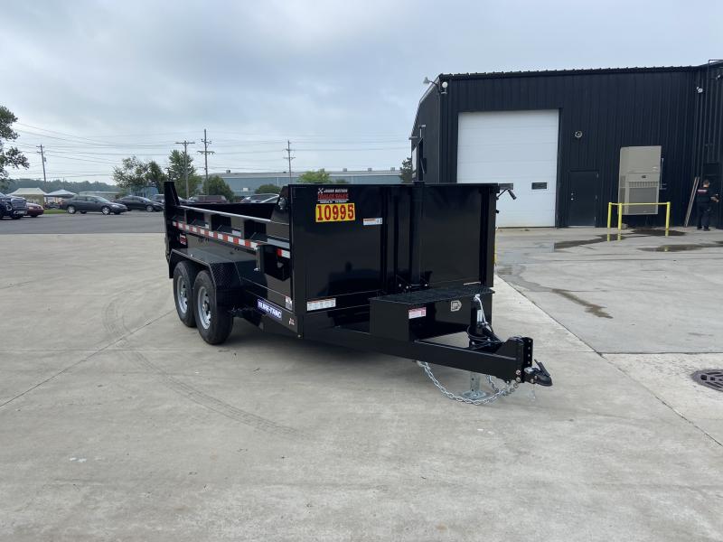 Sure-Trac 82in x 12ft HD Low Profile Dump Trailer 12K 24in Sides ...