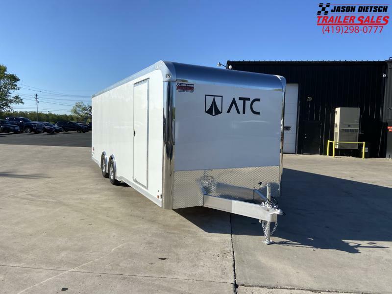 ATC Raven 8.5x24 All Aluminum Race Trailer w/Car Hauler Package in ...